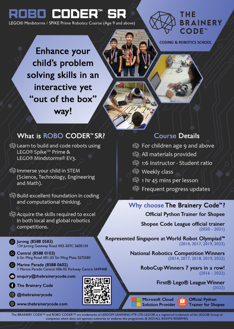 Robo Coder Sr: Master robotics and coding — The Brainery Code