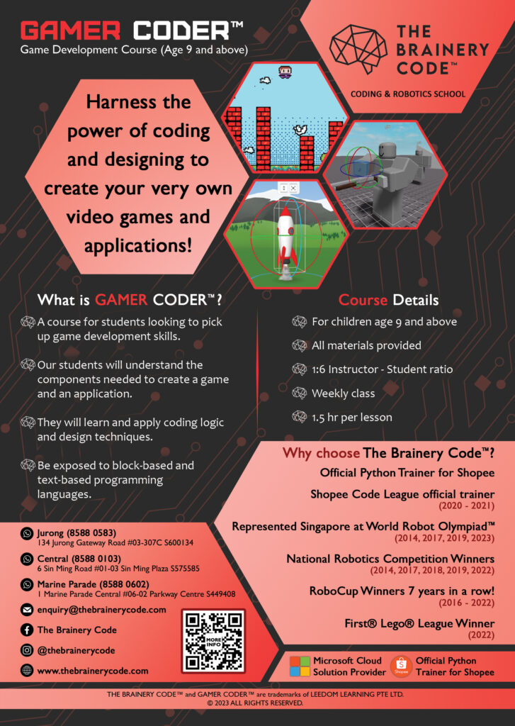 Gamer Coder: Coding for budding creators | The Brainery Code