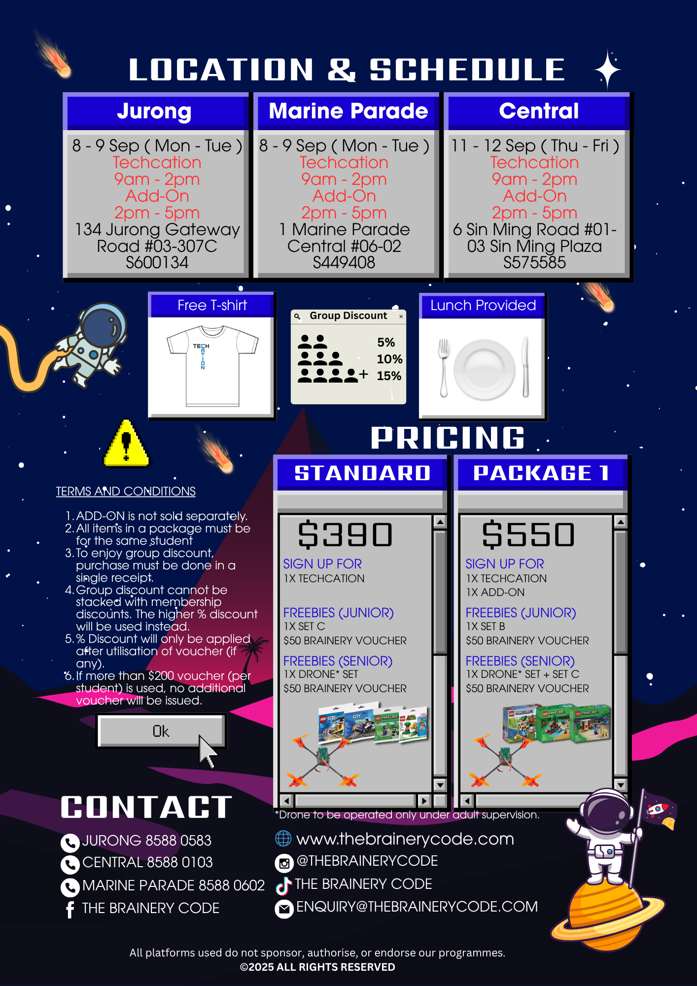 Techcation™ Holiday Camp (September 2025) — The Brainery Code